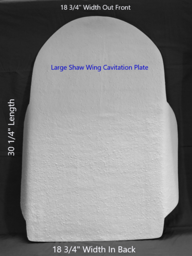 Stiffy Shaw Wing Cavitation Plate - Fibertex & Supply, Inc.